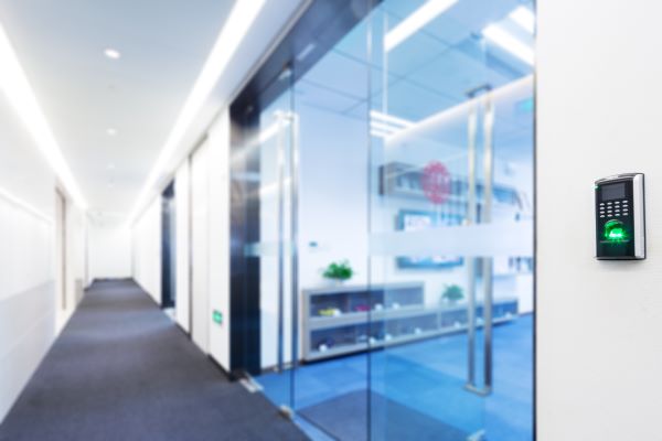 How are access control systems used in businesses?