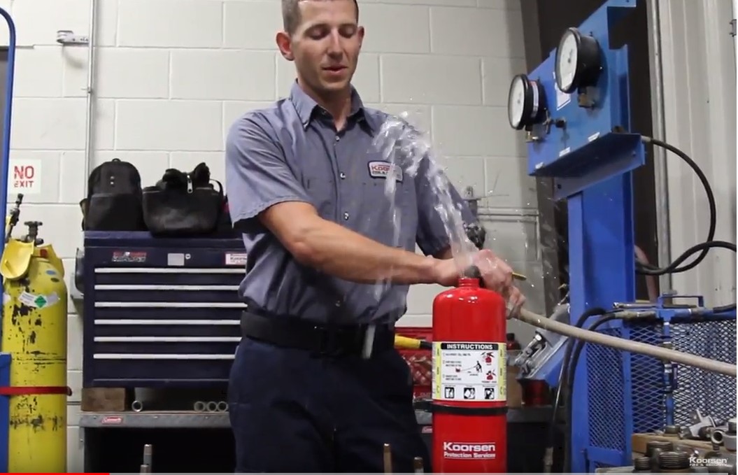 What is Hydrostatic Testing of Portable ABC Fire Extinguishers?