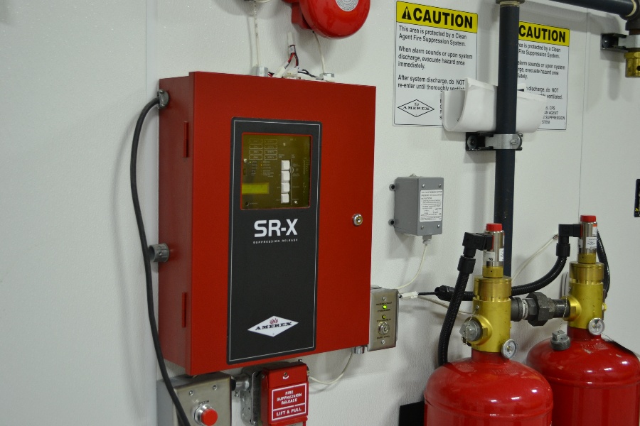 What are the Parts of a Clean Agent Fire Suppression System?